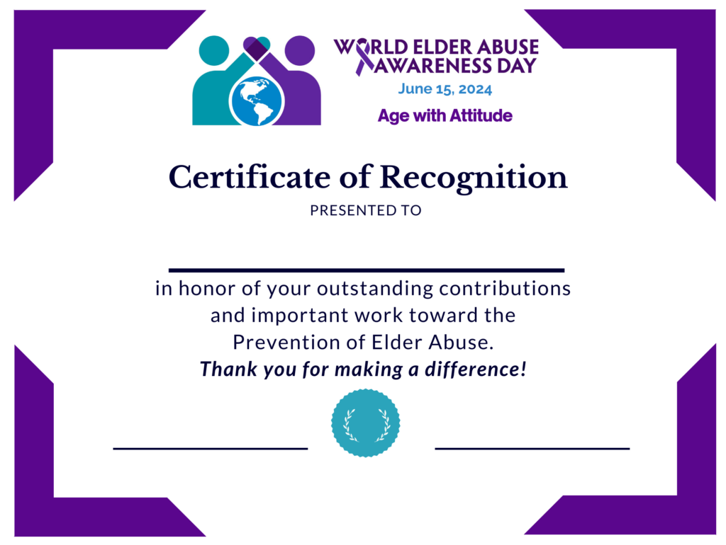World Elder Abuse Awareness Day (WEAAD) - Elder Abuse Prevention Ontario