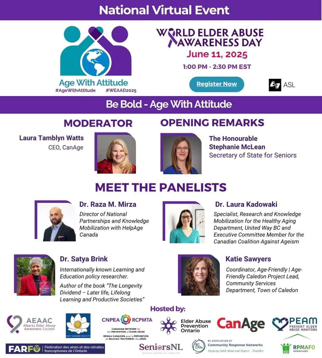 World Elder Abuse Awareness Day (WEAAD) - Elder Abuse Prevention Ontario