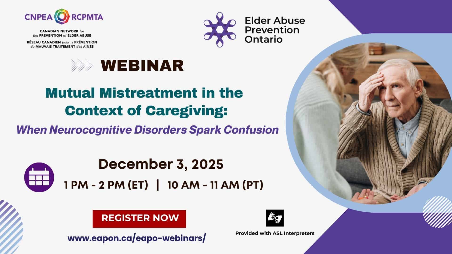 Mutual mistreatment in the context of caregiving: When Neurocognitive ...